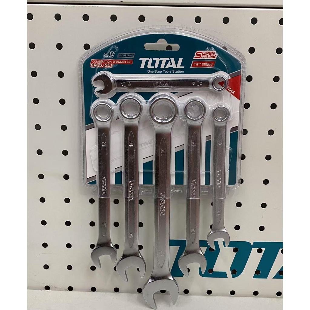 TOTAL 6-Piece Combination Spanner Set THT102266 - Industrial Grade ...