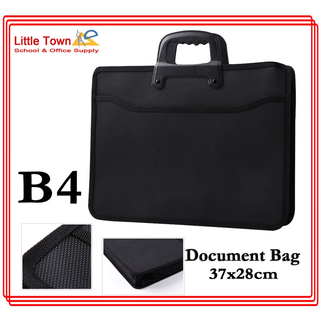 Portable Document Bag Oxford Waterproof Business Office Bag B4 (37x28cm ...