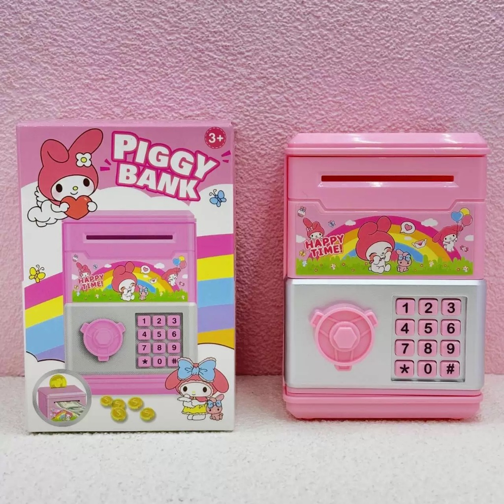 The Mini Size Piggy Bank Atm Ipon Challenge With box Toys For Kids ...