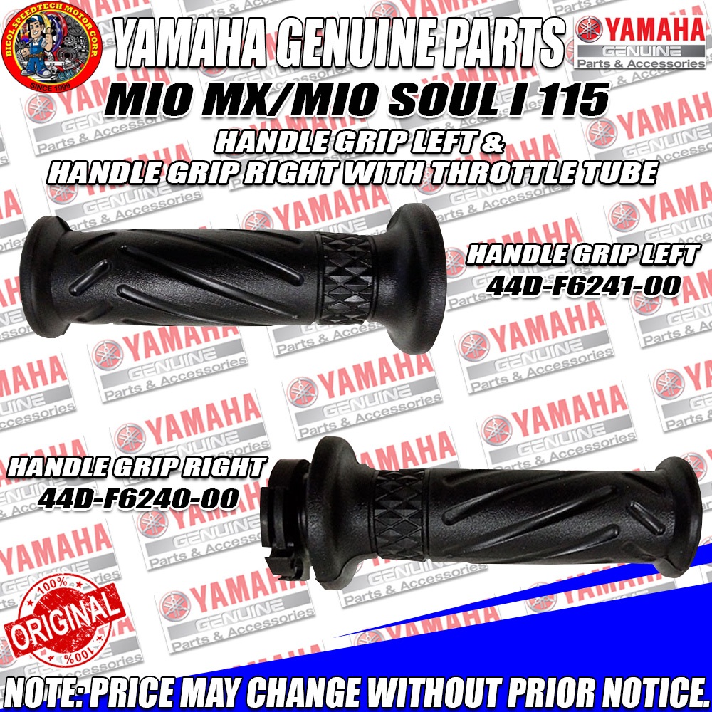 YAMAHA MIO MX/MIO SOUL I 115 HANDLE GRIP (YGP) (GENUINE: RIGHT - 44D ...