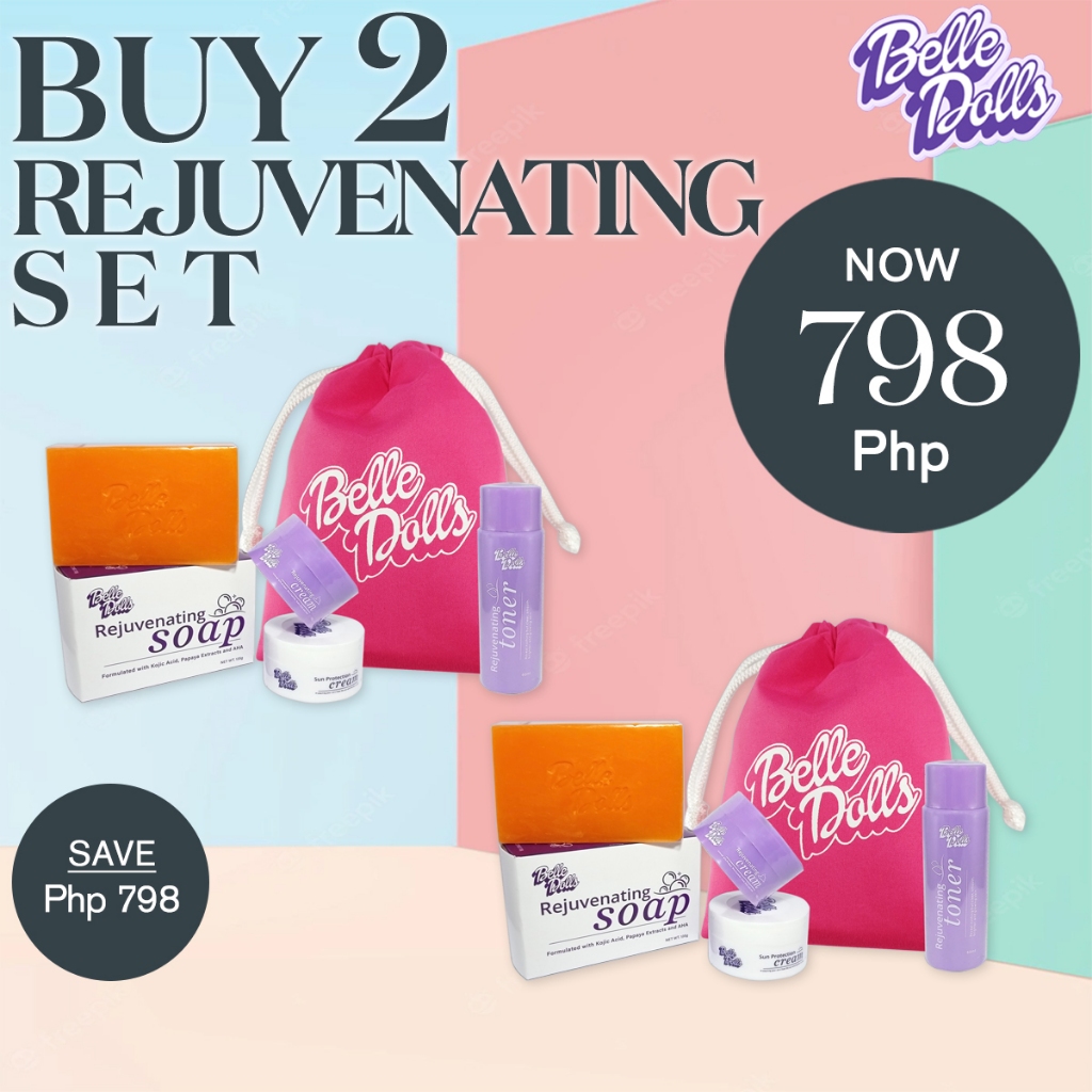 Belle Dolls Rejuvenating Set (Pouch Random Color) PROMO BUY 1 TAKE 1 ...