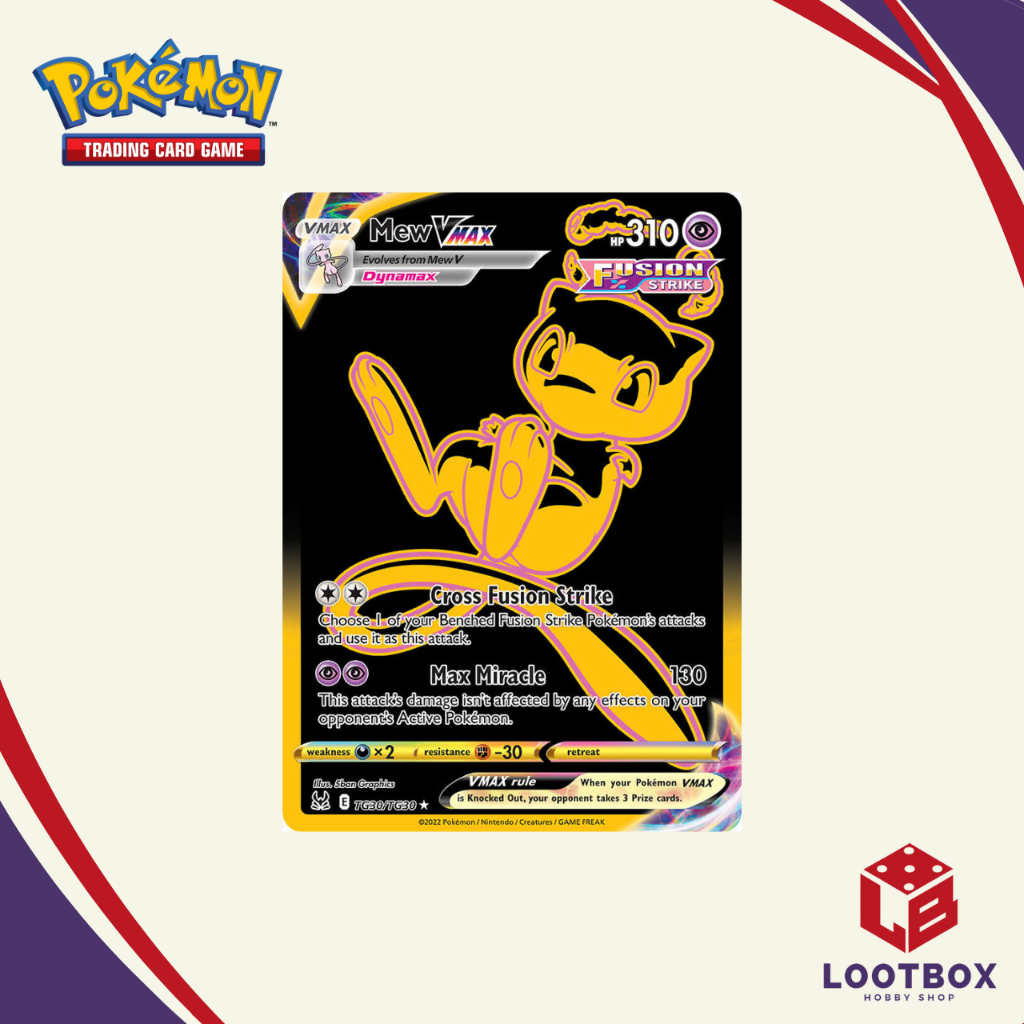 Pokemon Card Game: Mew VMAX (Trainer Gallery) - Lost Origin | Shopee ...