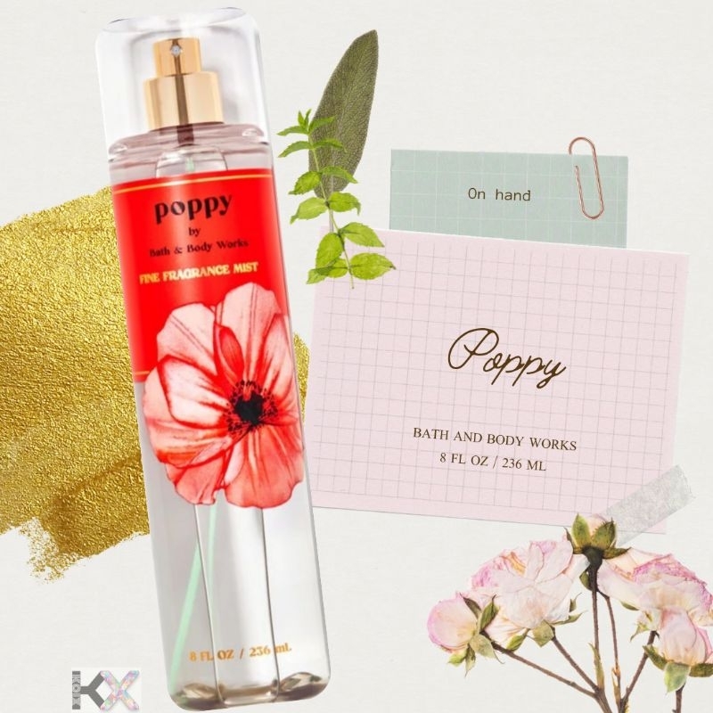Poppy Fine Fragrance Mist by Bath and Body Works | Shopee Philippines