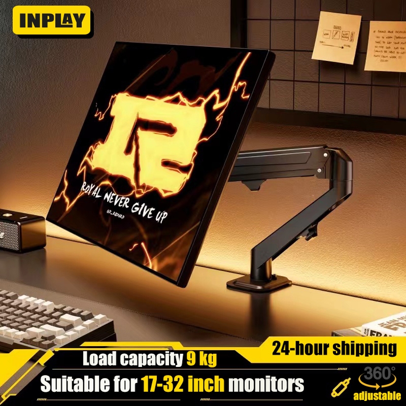 Inplay KMT-1 Single Monitor Desk Mount Monitor Stand Build-in Gas Spring | Shopee Philippines