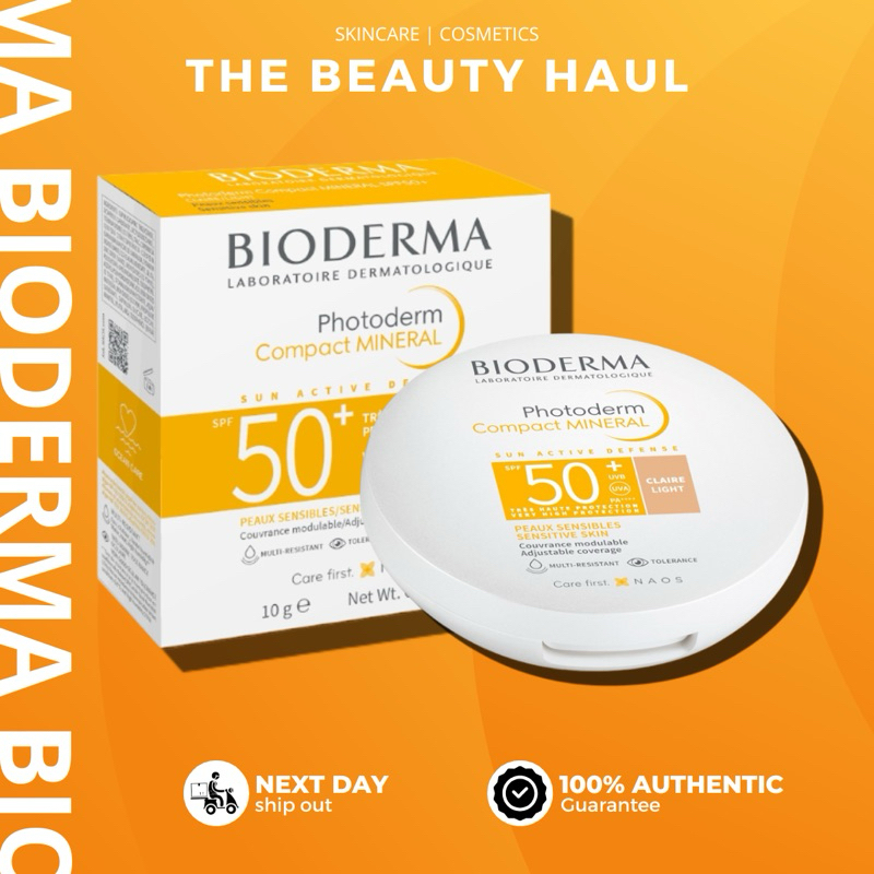 Bioderma Photoderm Compact Mineral Sunscreen SPF50+ (10g) | Shopee ...