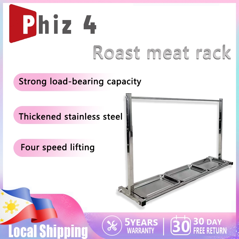 Meat rack stainless steel table bracket hotel commercial hanging roast ...