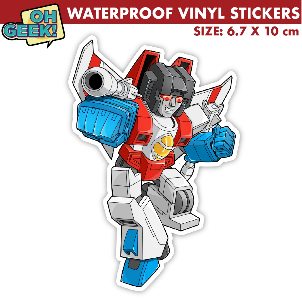 Oh Geek Transformers Decepticon Starscream Waterproof Water Bottle ...