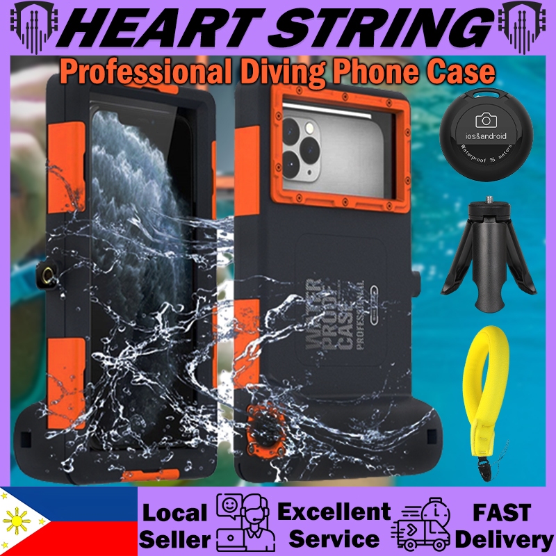 Waterproof Phone Case Professional Underwater Universal Diving Phone ...