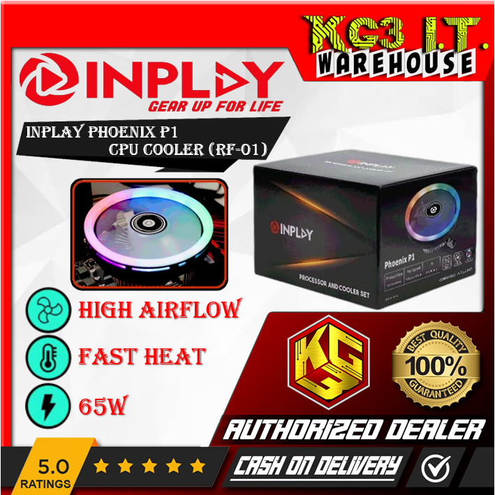 INPLAY Pheonix P1 | CPU Heatsink Cooler | Shopee Philippines