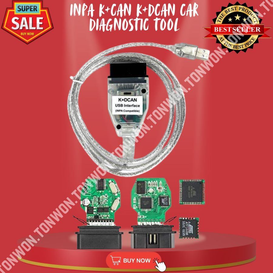 INPA K+CAN K+DCAN Car Diagnostic Tool Cable OBD USB Interface for BMW ...