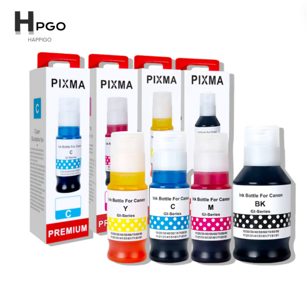 GI71 Refill Ink Dye Ink for Canon Printer G1020 G2020 G2021 G3020 G3060 ...