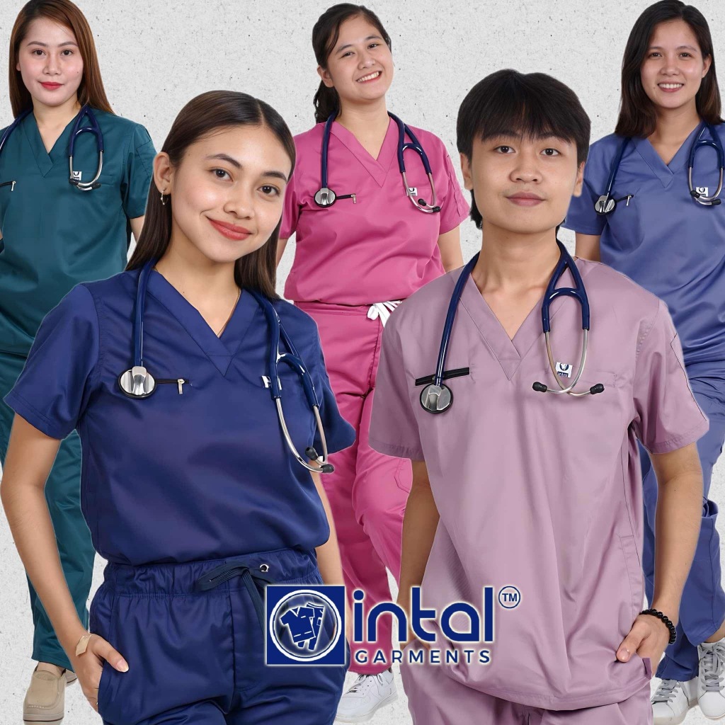 INTAL SCRUBSUIT 032 Elite MAPAGMAHAL V-Neck Zippered Chest Cargo 6 ...