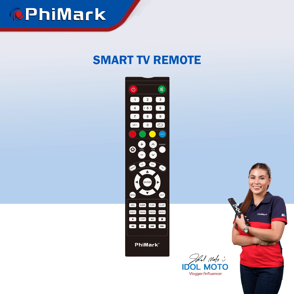 [COMPATIBLE W/ PHIMARK SMART TV ONLY] PhiMark Smart LED TV REMOTE ...