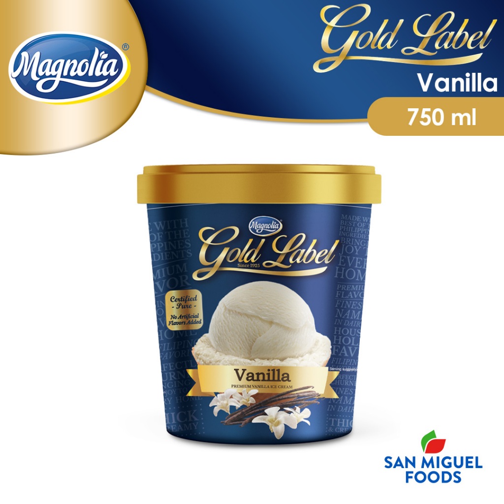 Magnolia Gold Mabel Ice Cream Gl Vanilla 750Ml | Shopee Philippines
