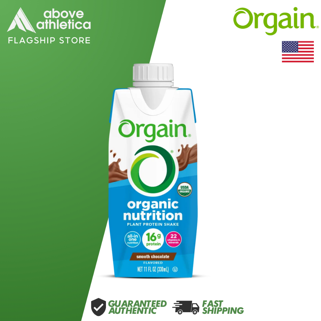 Orgain Organic RTD Nutritional Protein Shake - 11oz - Whey Protein ...