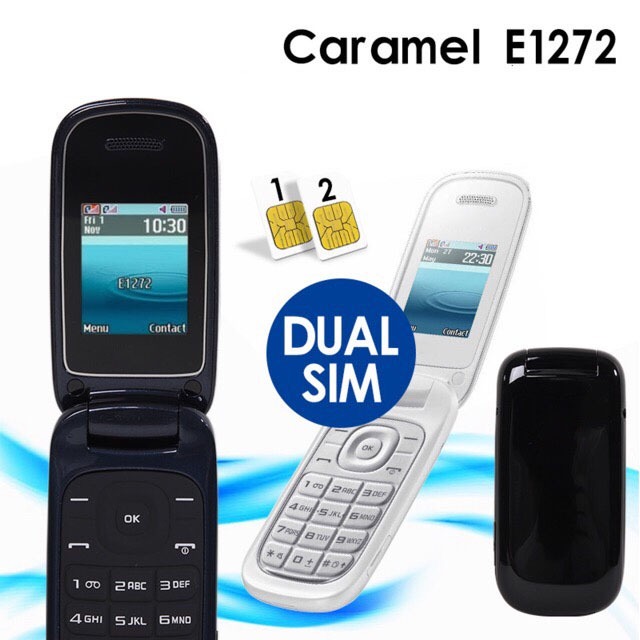 E1272 Flip Mobile Phone Keypad Cell Phone Dual SIM Card Basic Phone ...