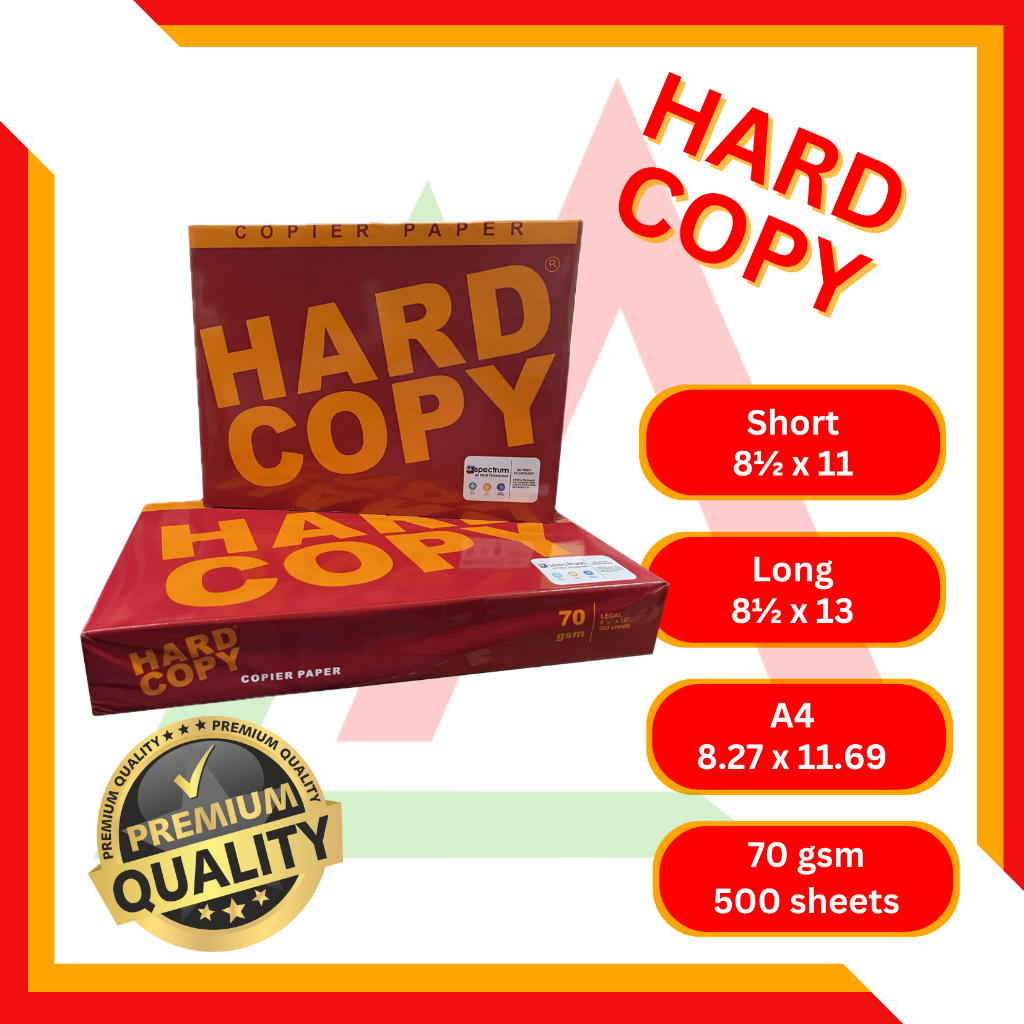 Hard Copy Bond Paper - 500 pages per ream | Shopee Philippines