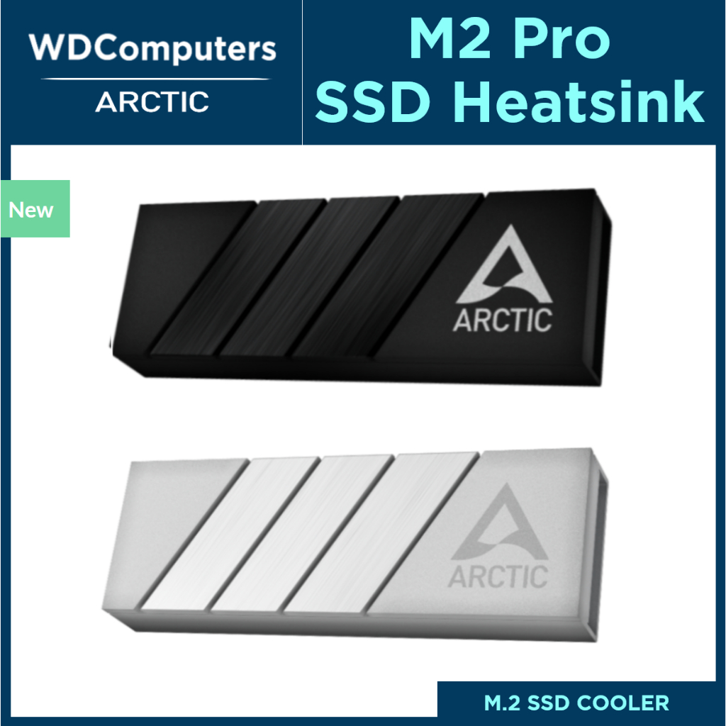 ARCTIC M2 Pro - Heatsink Cooler for M.2 2280 SSD Compatible with PC ...