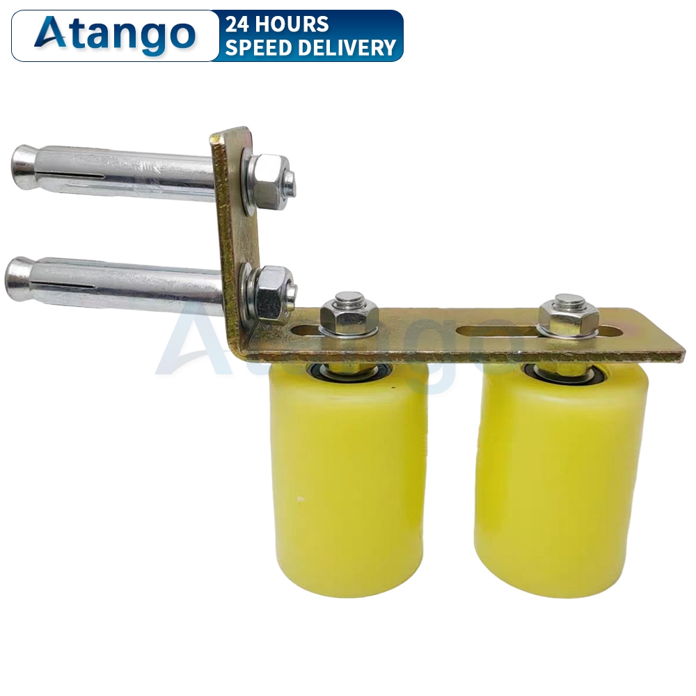 1Set Sliding Gate Top Guide Nylon Rollers With L Bracket Set Upper ...