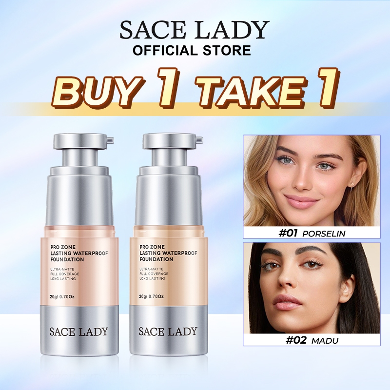 SACE LADY Oil-control Foundation Full Coverage Long Lasting 24H Matte ...