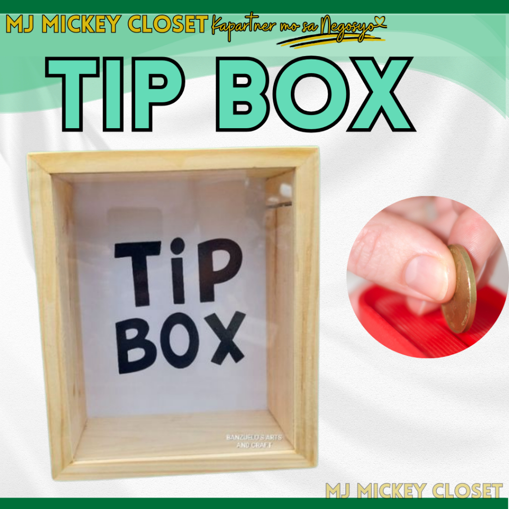 Wooden Tip Box for your Cafe and Restaurant | Shopee Philippines