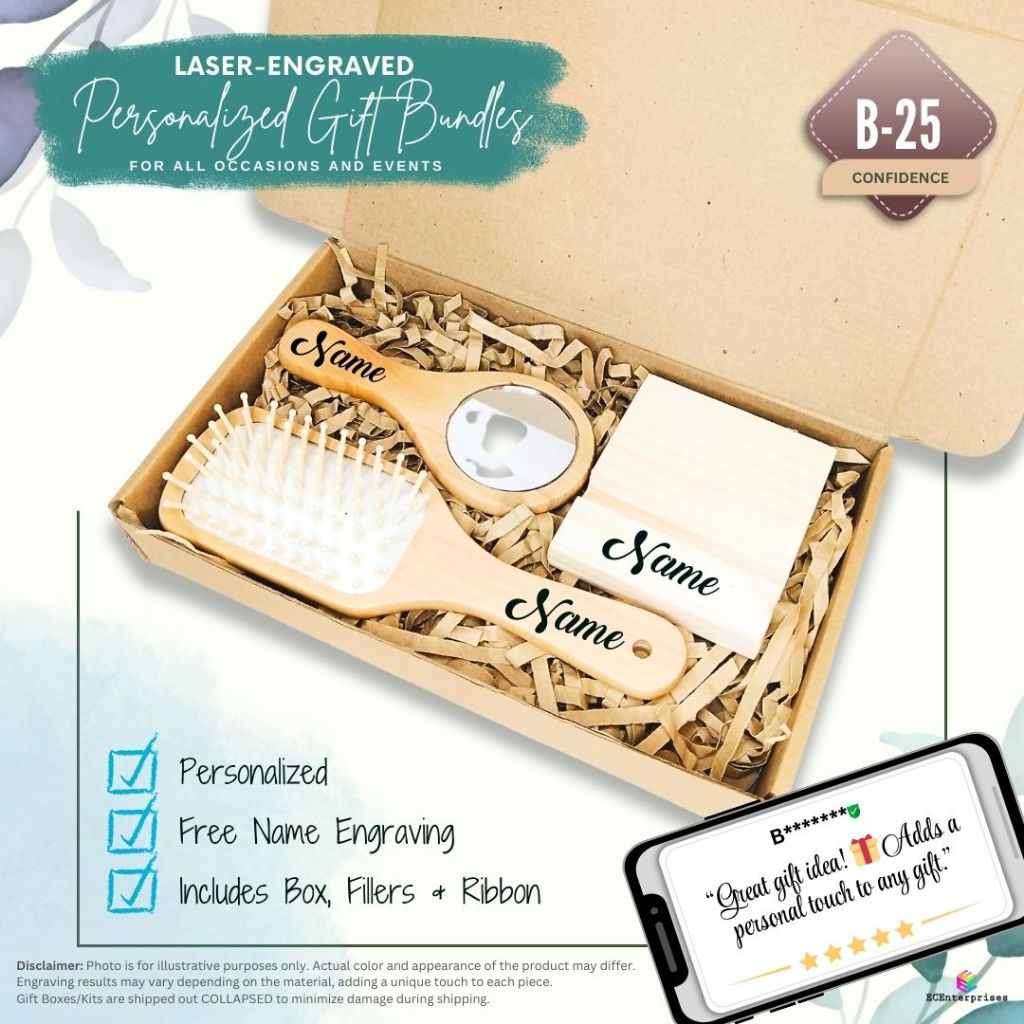 CONFIDENCE BOX | Gift Bundles INCLUDES NAME ENGRAVING!!! | Personalized ...