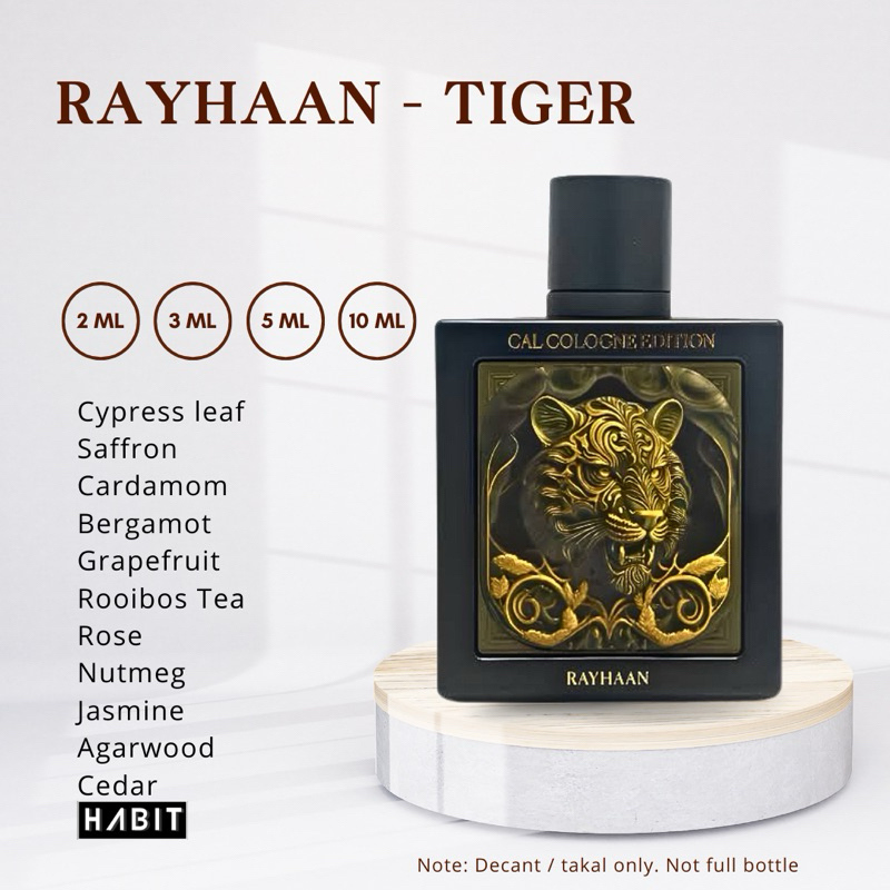 RAYHAAN - TIGER [Decant only] | Shopee Philippines