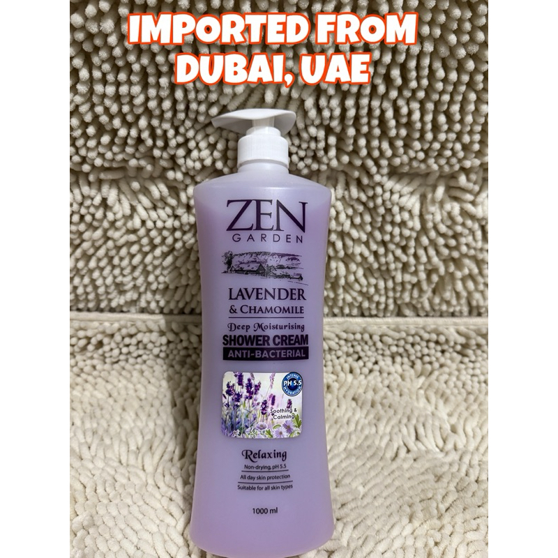 Original ZEN Garden Lavender Shower Cream 1000ml Imported from Dubai ...