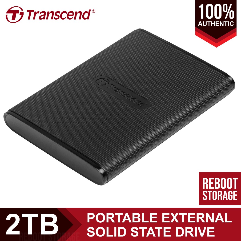 Transcend 2TB ESD270C Portable SSD USB 3.1 Gen 2 Type C External Solid ...