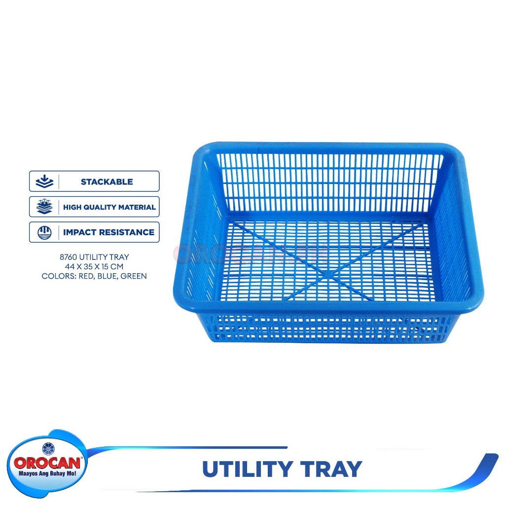 Orocan High Quality Plastic Utility Tray | Shopee Philippines