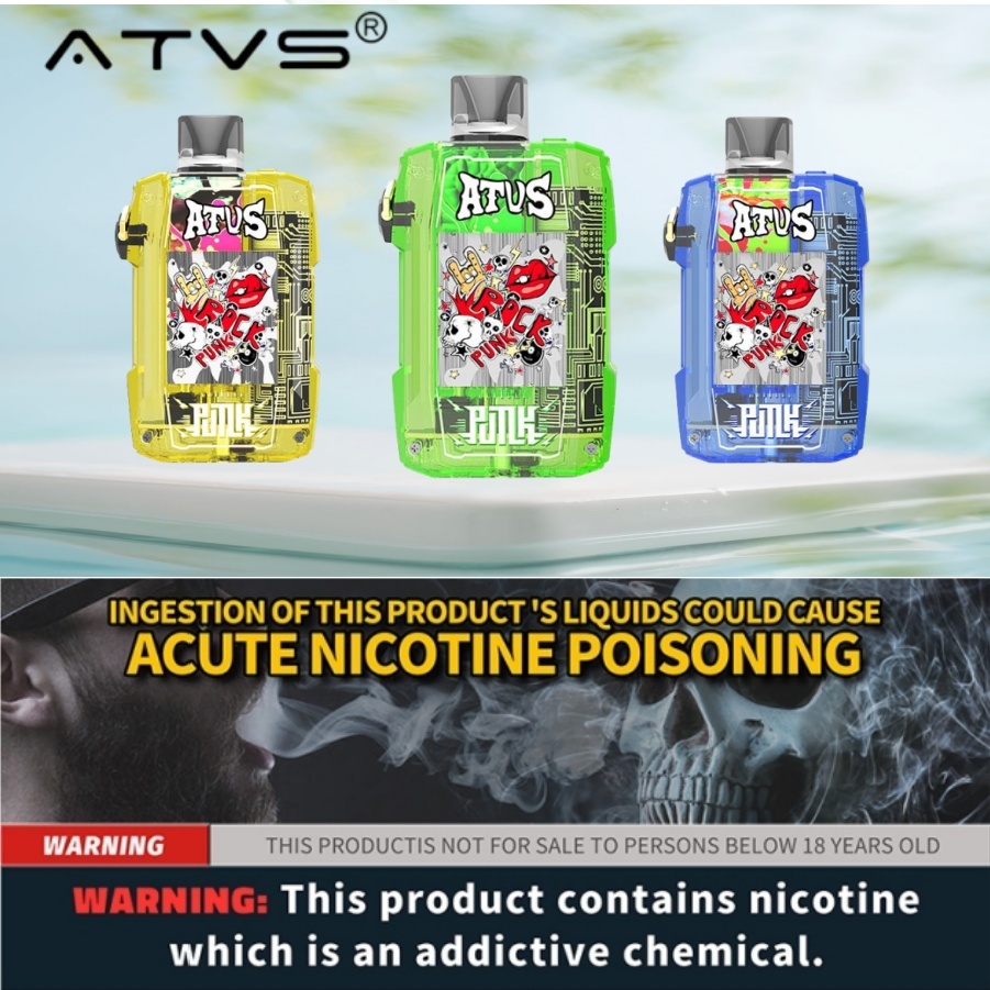 Atvs 7000 Puffs Disposable Pod Vape Atvs（LEGIT） | Shopee Philippines