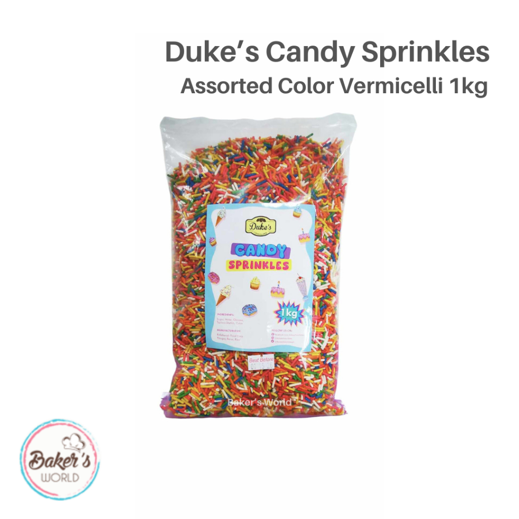 Delicatesse or Duke's Assorted Color Vermicelli Sprinkles | Shopee ...