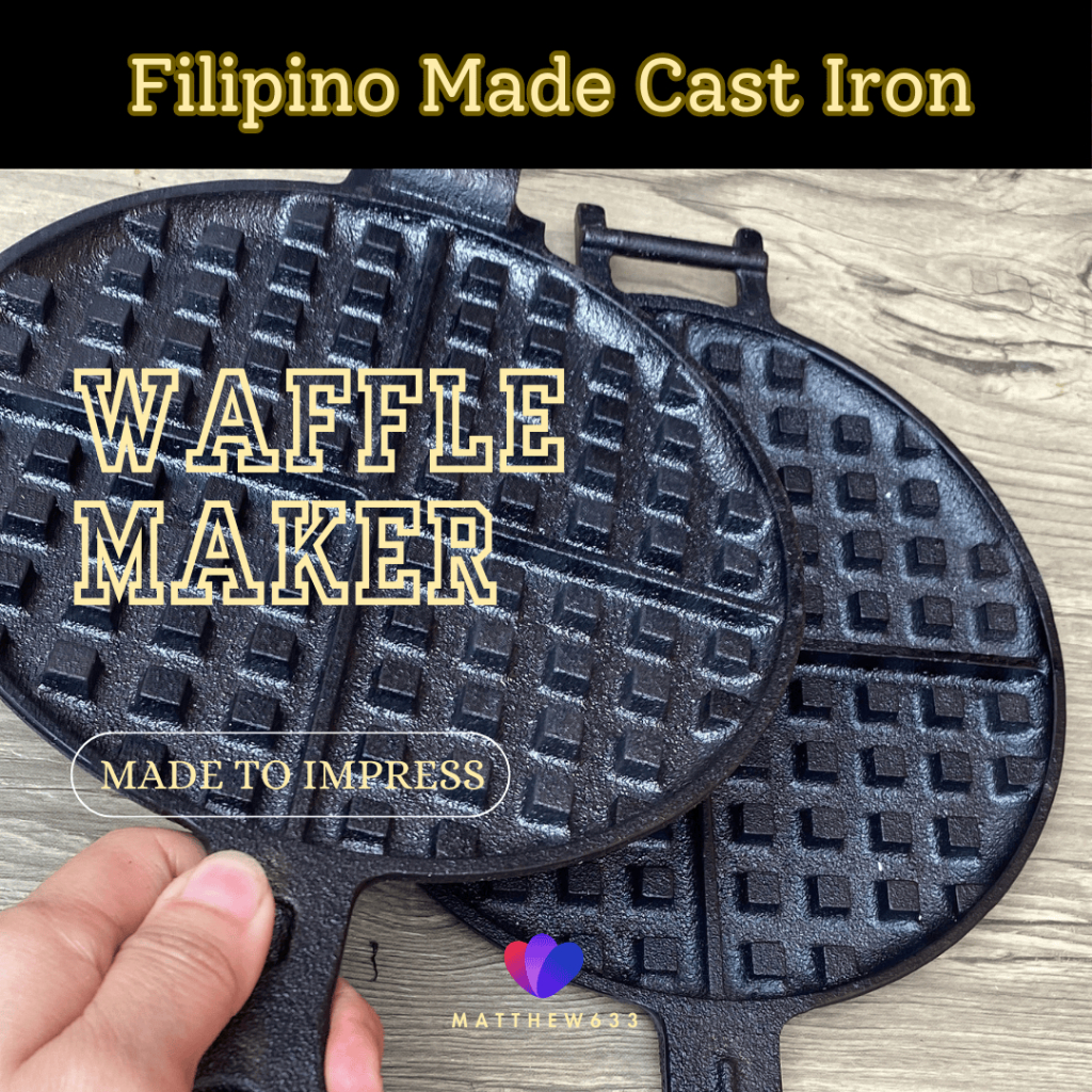 Filipino Made Cast Iron Kitchenware Waffle Maker Waffle Iron Cookware ...