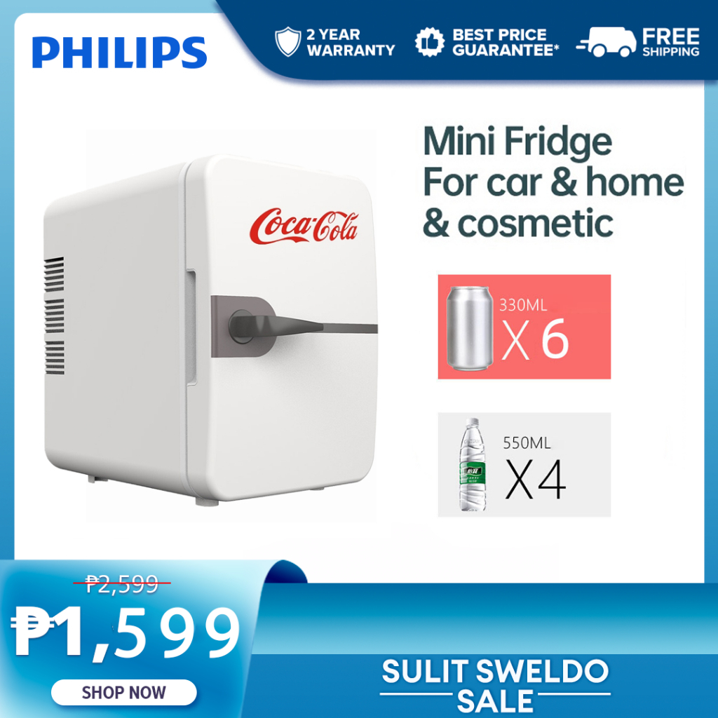 PHILIPS mini ref Beauty Refrigerator 10L Portable make up skin care ...
