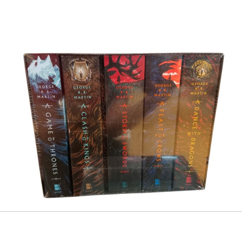 Game Of Thrones Box Set by George R.R. Martin (5 copies softcover ...