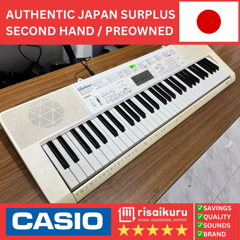 Casio LK-114 Keyboard Piano Organ 61 Keys Touch Response Semi Weighted | Shopee Philippines