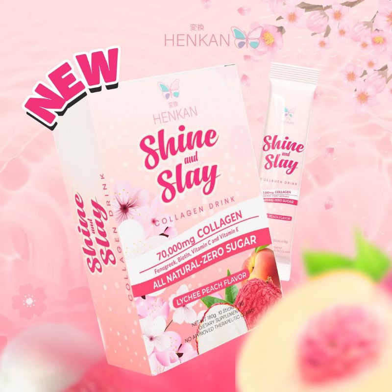 Henkan Shine and Slay Collagen Drink | Shopee Philippines