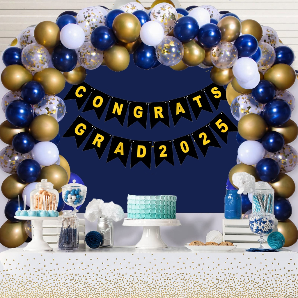 Graduation Balloons Garland Arch Prom Party Decorations Backdrop Class ...