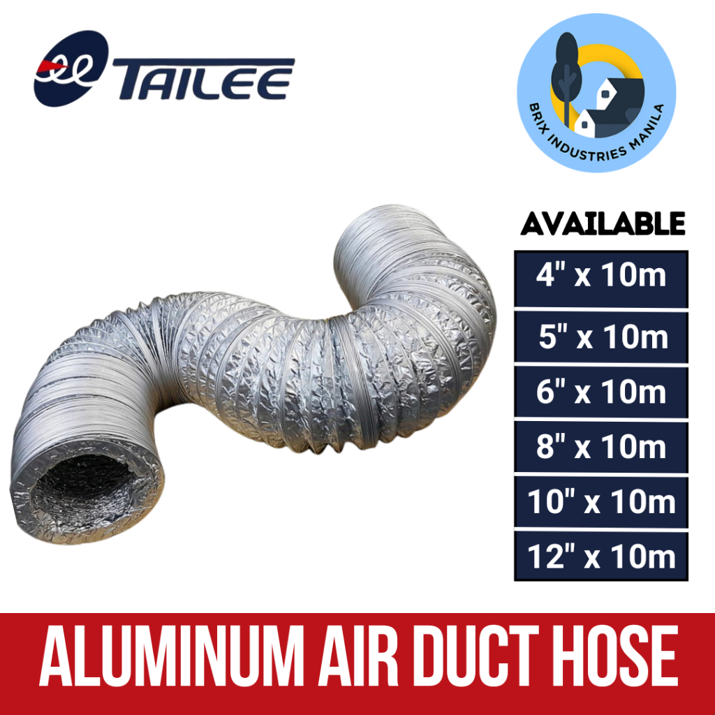 Tailee Aluminum Air Duct Hose All Sizes Available Length Fully Flexible ...
