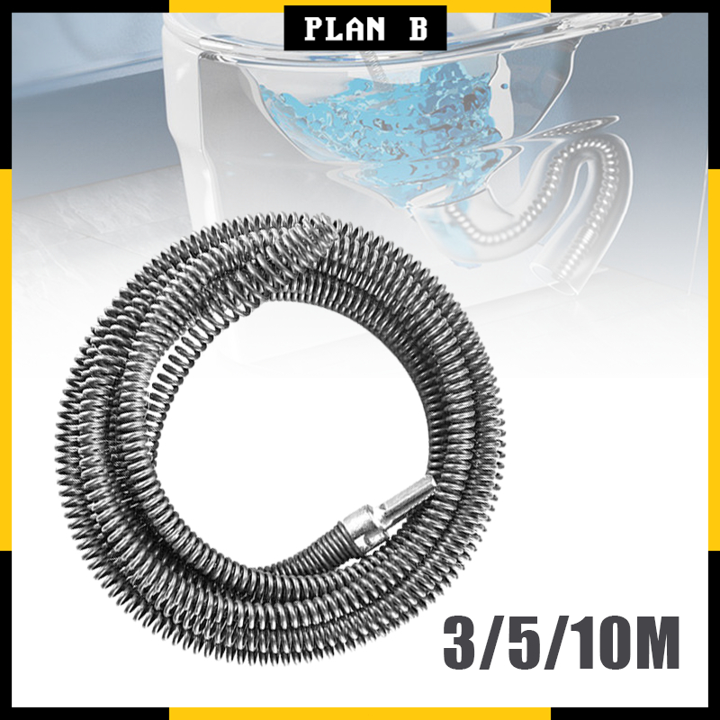 3/5/10 Meters Spring Drain Cleaner Drainage Clog Remover Flexible ...