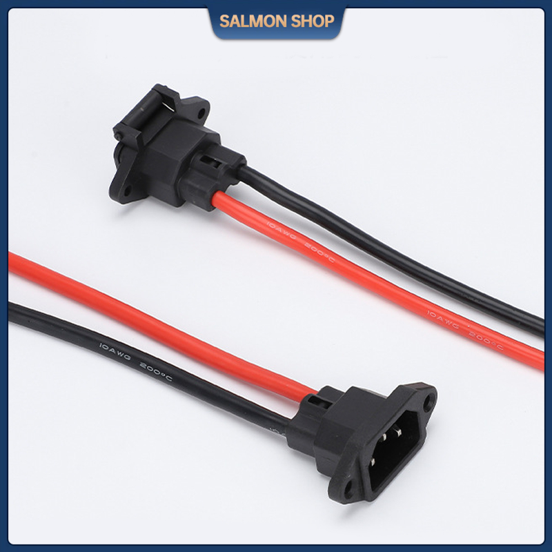 Ebike Charging Plug E-bike Charging Port with Cover Universal E-bike Battery Charger Socket ...