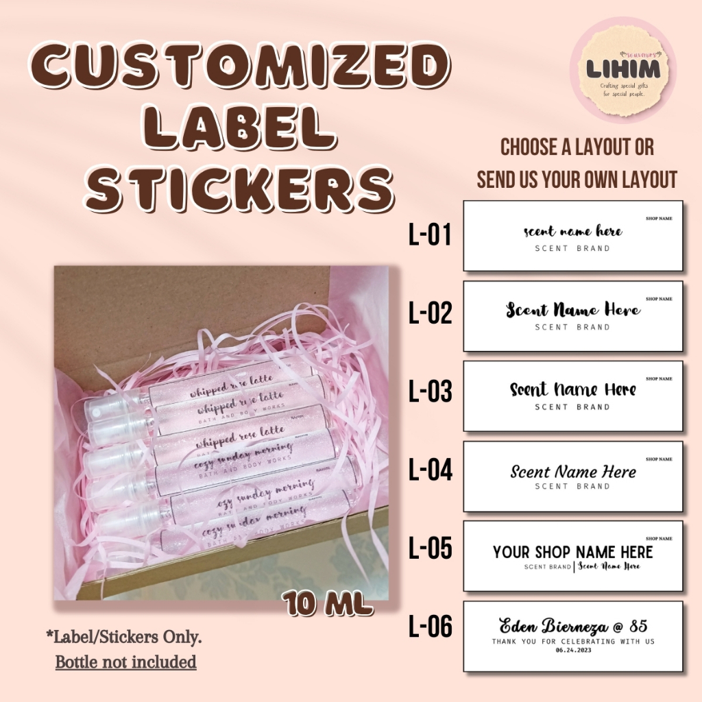 (Bulk) Customized Label Stickers for Souvenirs | Shopee Philippines