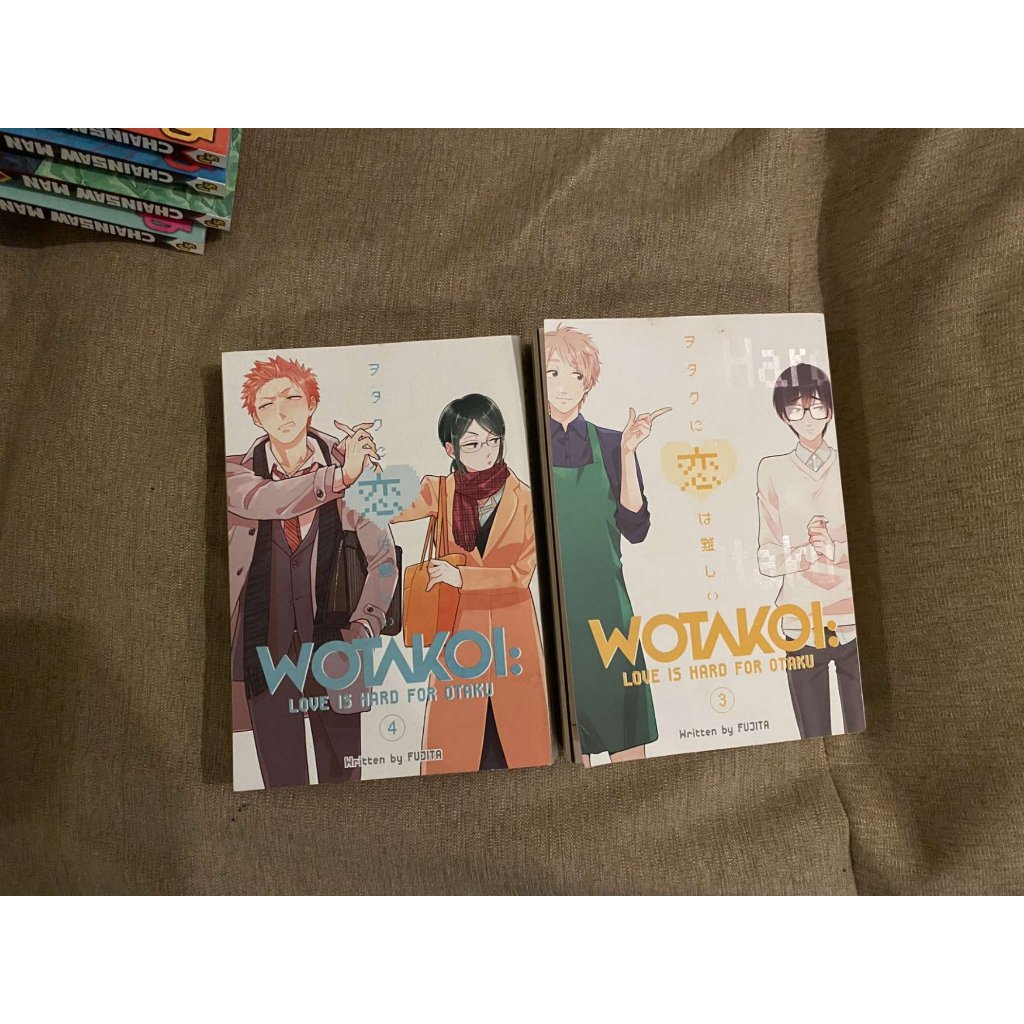 WOTAKOI MANGA VOL 3 AND 4 w little imperfections | Shopee Philippines