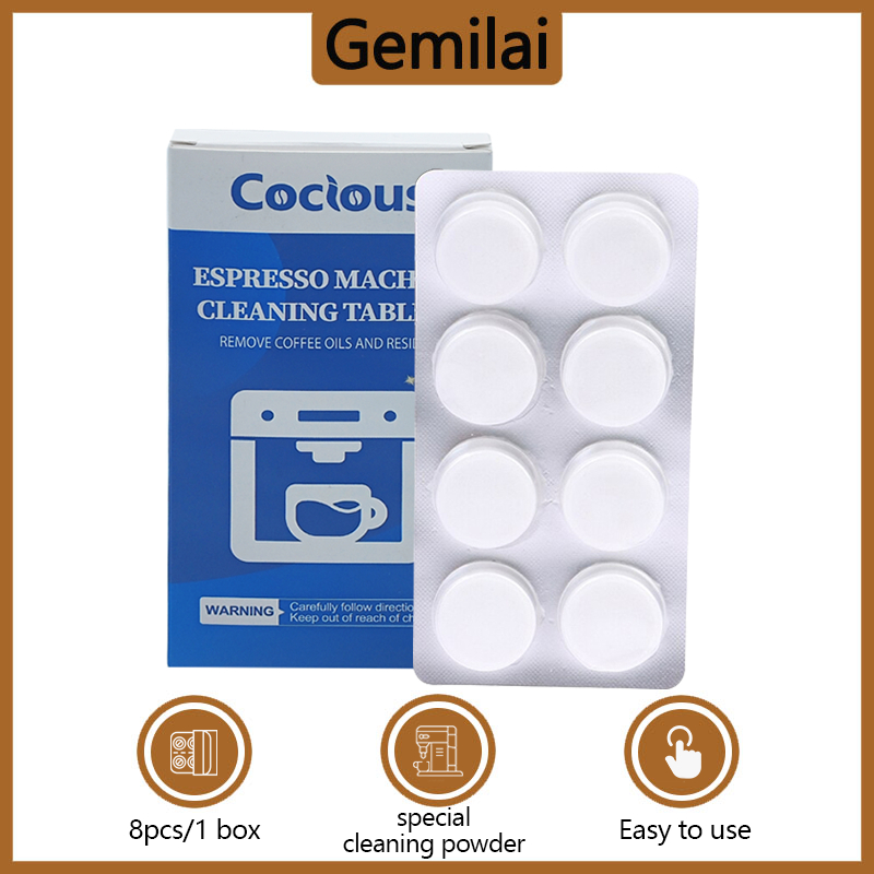 Espresso Coffee Machine Cleaning Tablets Grease Tea Scale Effervescent ...