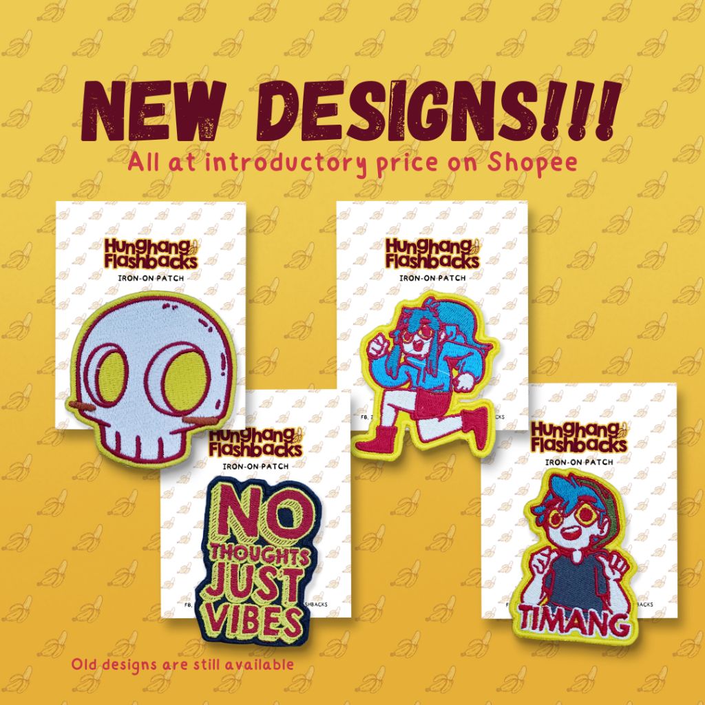 Hunghang Flashbacks Iron-On Embroidered Patches | Shopee Philippines