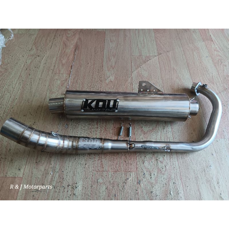 Raider 150 Fi 51mm Stock Pipe Kou Emblem | Shopee Philippines