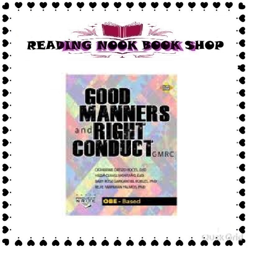 Good Manners and Right Conduct | Shopee Philippines