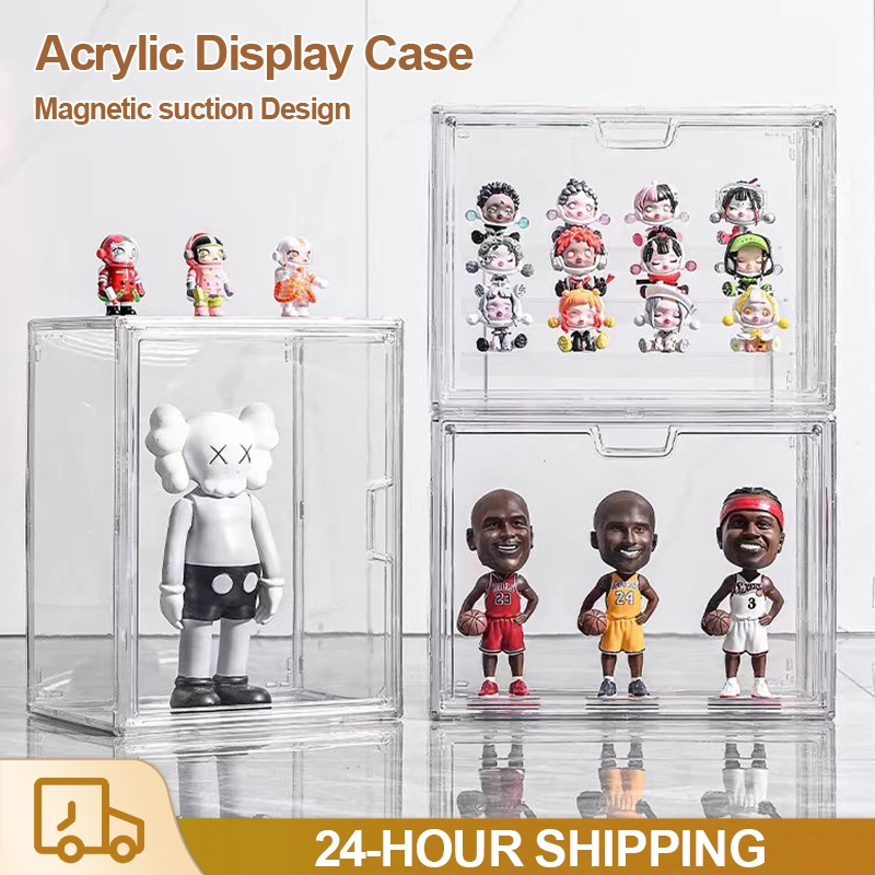 Acrylic Display Case Popmart Boxes Storage Organizer Transparent Toy ...