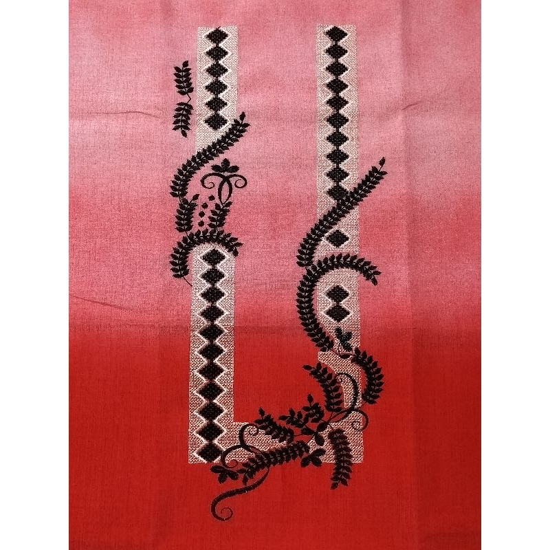 JAPAN JUSI MONOCHROMATIC TELA WITH BURDA/EMBROID/2YARDS | Shopee ...