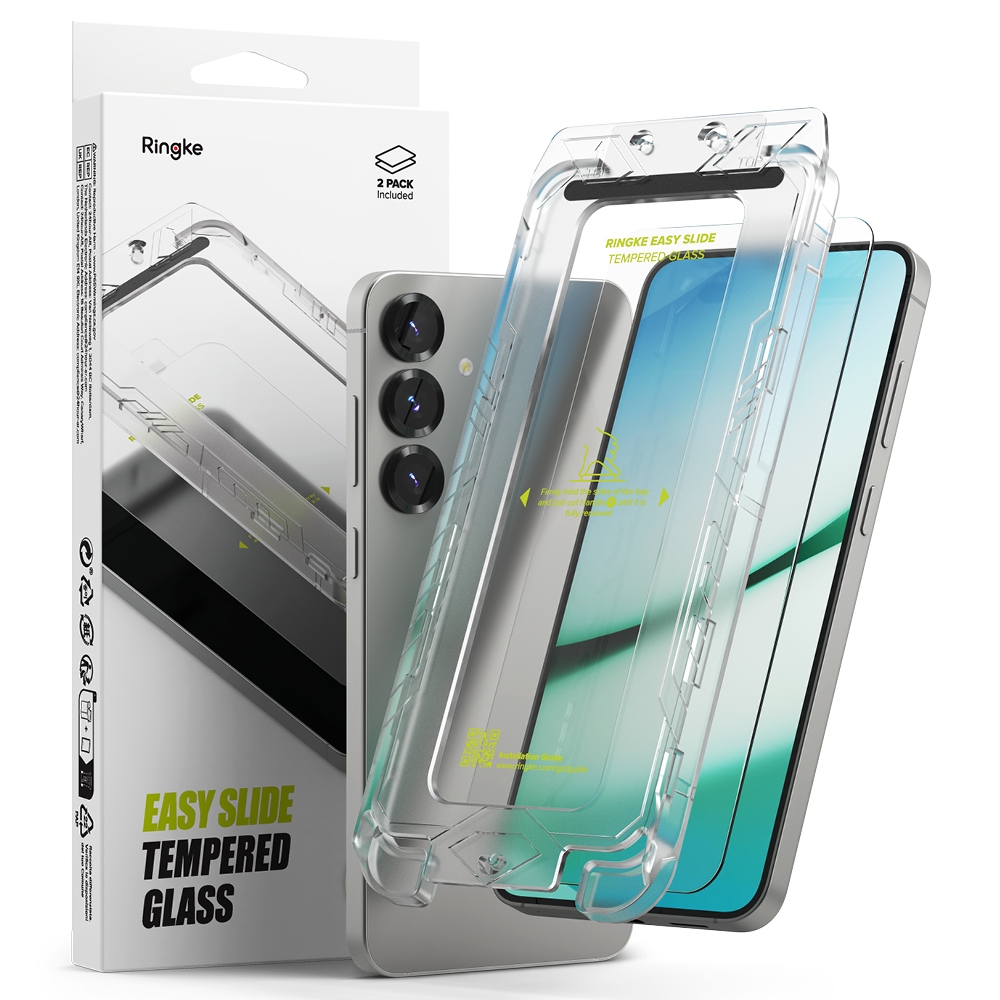 Ringke Easy Slide for Galaxy S25 Tempered Glass Screen Protector ...